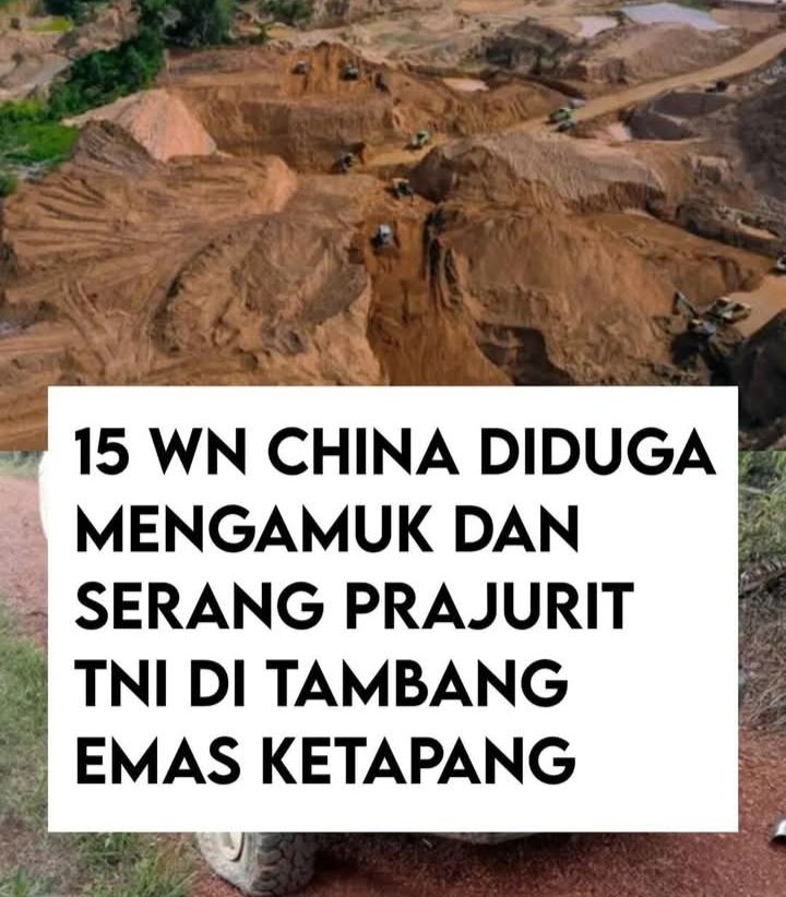 15 WN China Serang Aparat TNI dan Petugas Tambang di Ketapang ...