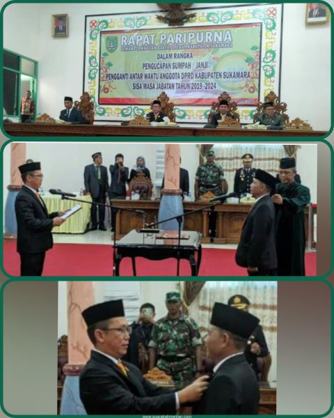 Hariawan Putra Lantik Heri Siswanto Sebagai Anggota DPRD Sukamara ...